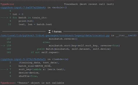 Typeerror Tensor Object Is Not Callable Whilst Batching Pytorch Forums