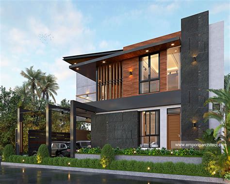 Modern Industrial House Facade