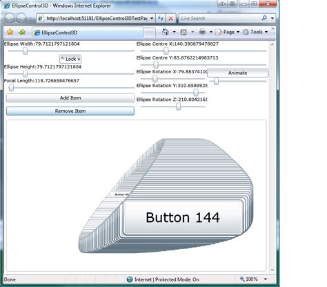 Silverlight 20 Elliptical Control 3d Sam Noble
