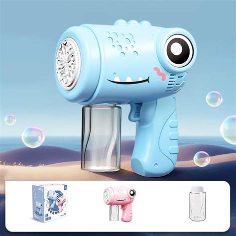 Saidjrlf Automatic Bubbl Machine Dinosaur Electric Bubble Blower Dinosaur Bubble Maker For