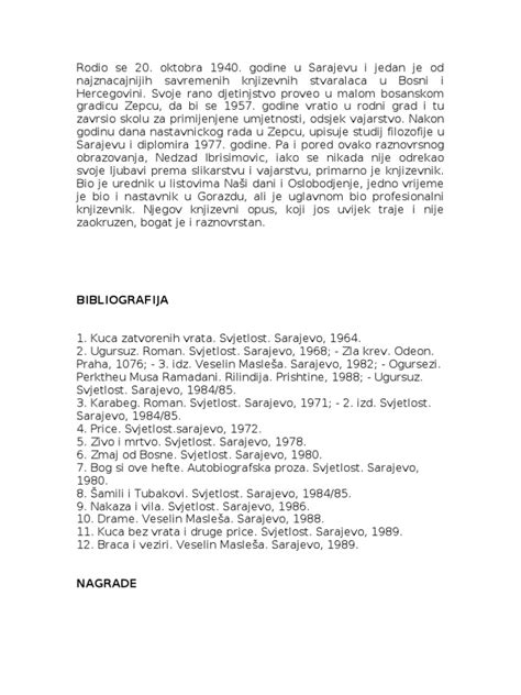 Nedzad Ibrisimovic Pdf