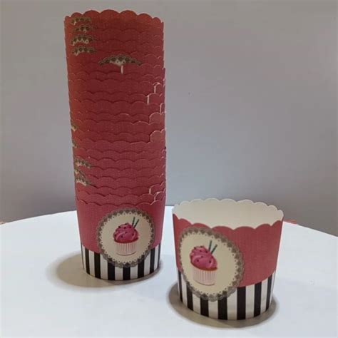 خرید و قیمت کاپ کیک گرد طرح بستنی لیوانی پک 10تایی از غرفه لوازم قنادی صدف