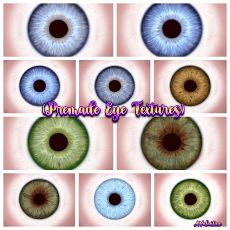 Premade Eye Textures By Ladyvalsart1983 On Deviantart