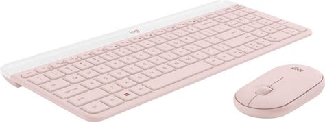 Logitech Slim Combo Mk470 Wireless Keyboard And Mouse Rose Datablitz