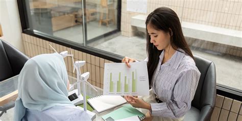 Green Strategies And Esg Metrics A Professional Presenting