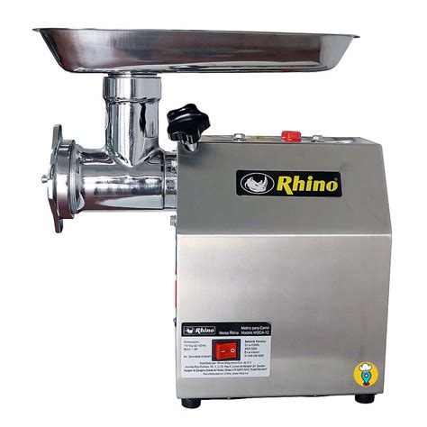 Molino De Carne Eléctrico Rhino Moca 12 🥩 Compacto 1hp