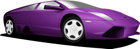 Download Purple Sports Car Illustration