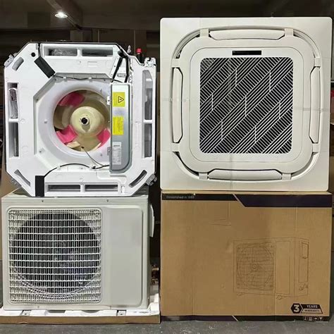 48000 Btu 8 Way Slim Cassette Mini Split Air Conditioner Heat Pump