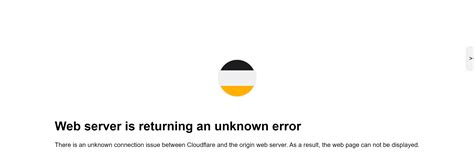 Web server is returning an unknown error 开发调优 LINUX DO