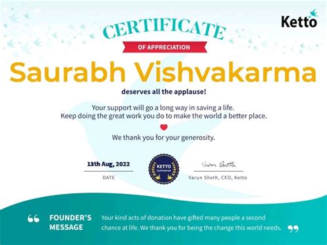 saurabh vishvakarma on linkedin crowdfunding humanity ketto