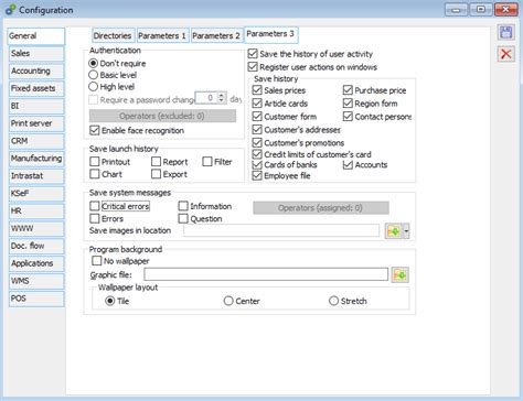 Register Of Activities Comarch ERP XL EN