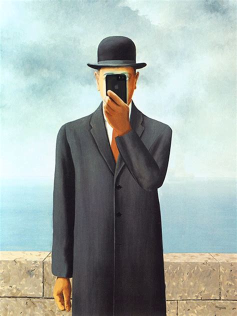 Magritte Son Of Man Parody