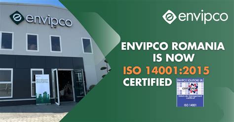 Envipco On Linkedin Envipco Iso14001 Environmentalcertification
