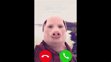 John Pork Is Calling😱 Youtube