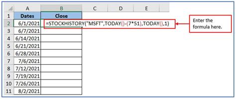 Formulas Of Getting A Stock Price In Excel Resource