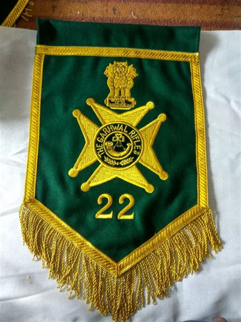 Printed Green T Flag Garhwal Rifles At ₹ 650piece In Malerkotla Id
