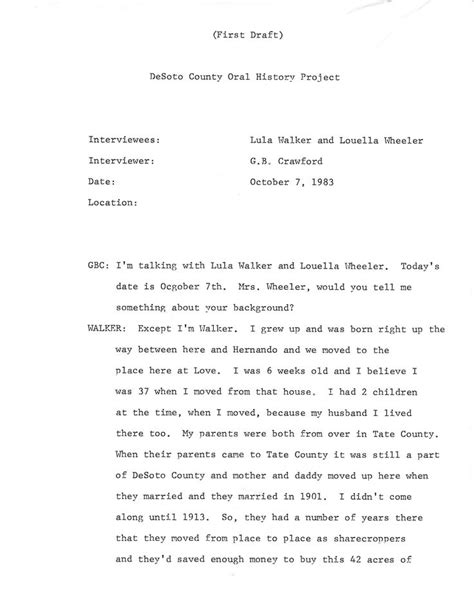 First Regional Library Audio Lula Walker And Louella Wheeler