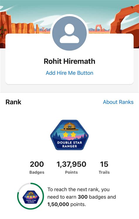 Rohit Hiremath On Linkedin Trailhead