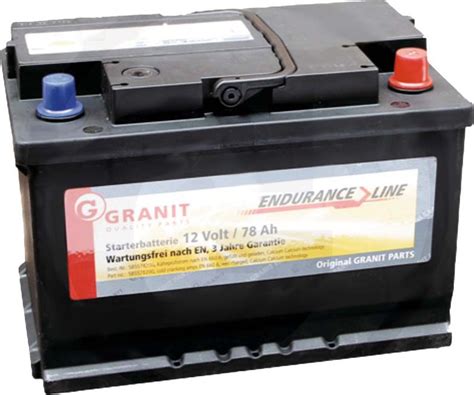 Granit Endurance Line Autobaterie 12v 78ah 660a Od 2 800 Kč Zbozicz