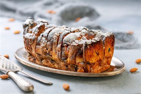Bread Pudding Made With Buns Stock Image Image Of Selective Brioche 144260719