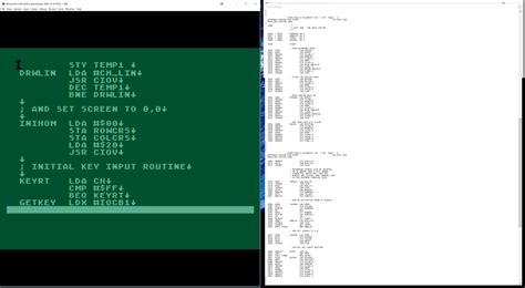 programmer editors for 80 columns atari 5200 8 bit programming