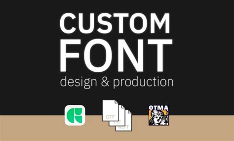 Create A Bespoke Custom Font To Your Specifications By Oftypesandfaces