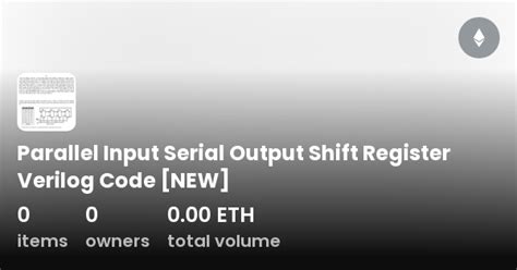 Parallel Input Serial Output Shift Register Verilog Code New