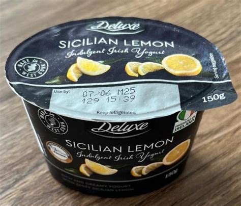 Sicilian Lemon Indulgent Irish Yogurt Deluxe калорийность пищевая