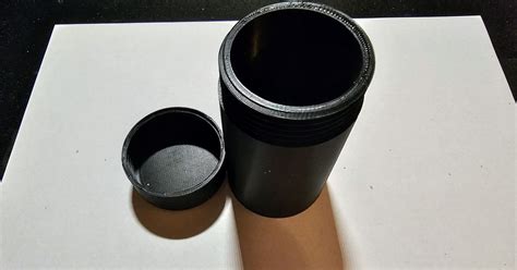Round Threaded Container By Richard Mcquiston Download Free Stl Model