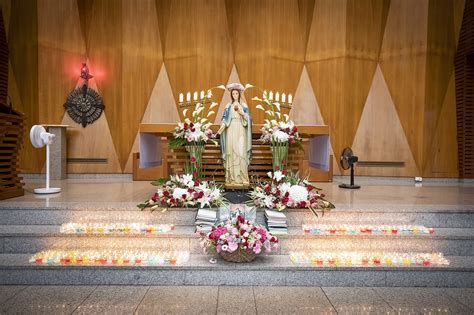 성모의 밤1 갤러리 천주교 주엽동 성당 말씀과 함께 공동체와 더불어