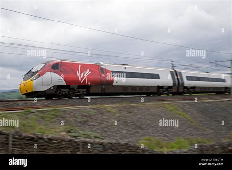 Virgin Class 390 Pendolino Train 390 006 On The West Coast Line At
