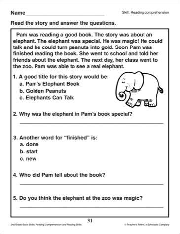 Free Printable Short Stories For 2nd Graders Free Printable Hub