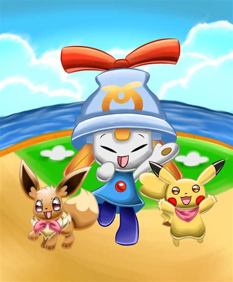 Connie Eevee And Sparky Female Pikachu By Sophie31802 On Deviantart