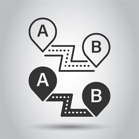 Premium Vector Map Pin Icon In Flat Style Gps Navigation Vector Illustration On White Isolated