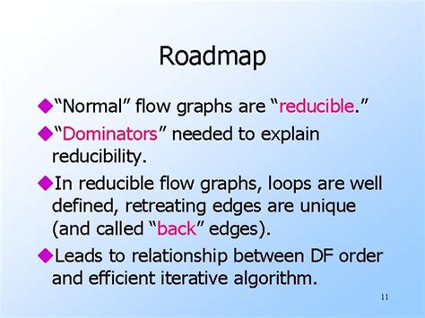 Flow Graph Theory Depthfirst Ordering Efficiency Of Iterative