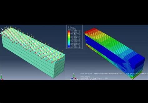 آزمایش کشش ساده مواد کامپوزیتی در نرم افزار آباکوس مک دیزاین