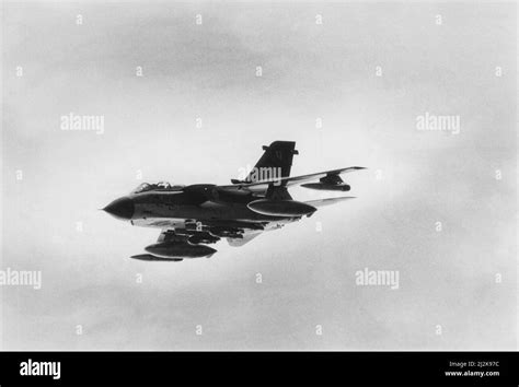 A Panavia Tornado Twin Engine Variable Sweep Wing Multi Role Combat Aircraft Operated By The