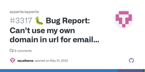 🐛 Bug Report Cant Use My Own Domain In Url For Email Validation Process · Issue 3317