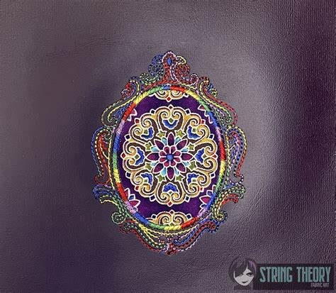 Cameo Appliqué String Theory Fabric Art