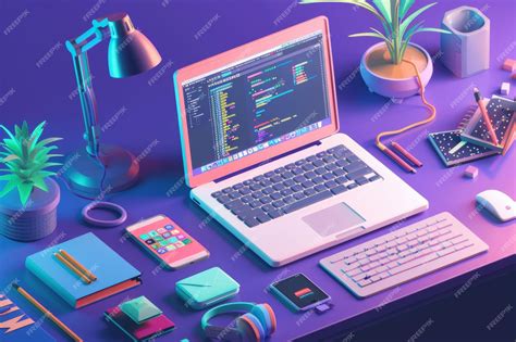 Premium Photo 3d Vector Illustration Web Dev Design With Laptop Phone