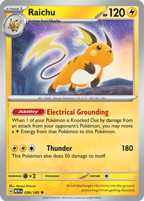 Raichu 151 26 Bulbapedia The Community Driven Pokémon Encyclopedia