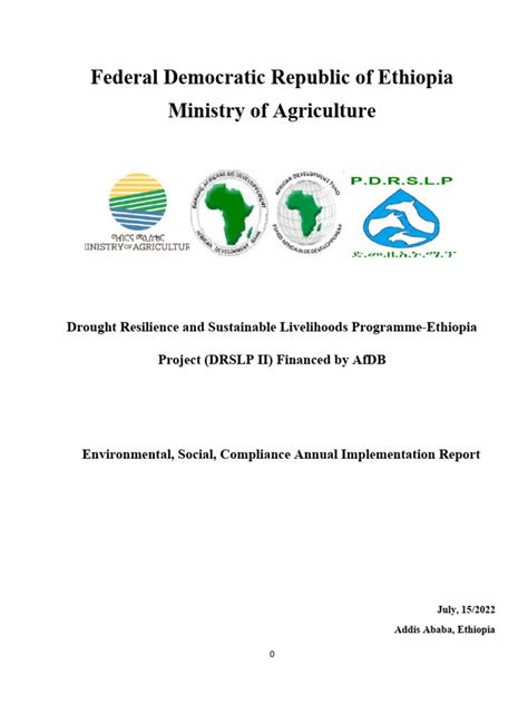 Annual Drslp Ii Implementation Status Report 2022 Pdf