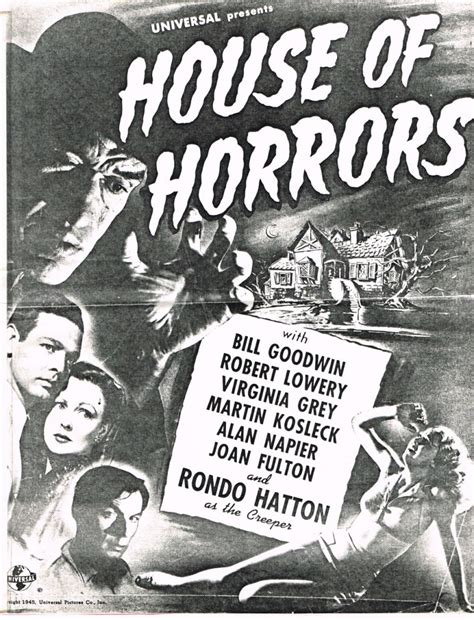 House Of Horrors 1946 The Visuals The Telltale Mind