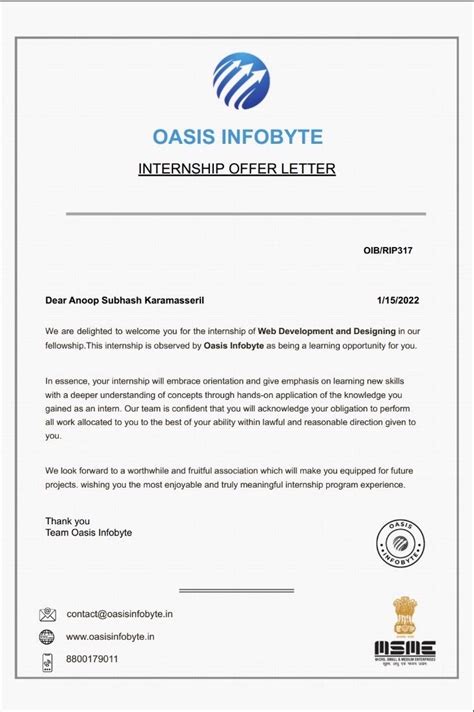 Anoop Karamasseril On Linkedin Connections Oasisinfobyte Intern Webdevelopment Webdesign