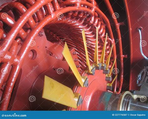 Generator Stator Winding Wire Concept Stock Image Image Of Energy Industrial