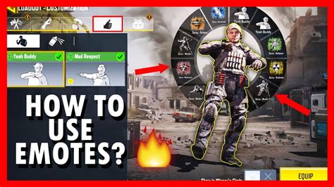 HOW TO USE EMOTES IN COD MOBILE COD MOBILE EMOTES AND SPRAYS YouTube