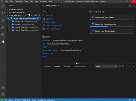 Fail To Create A Basic Static Web App With Publish Local Code To A New GitHub Repository