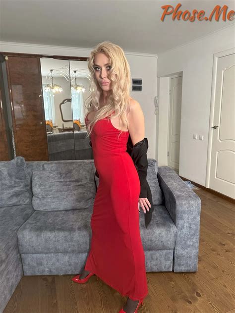 Blonde Milf In Red Slit Dress Black Pantyhose And Heels 28 Nude Pics