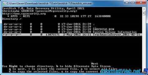 Repair A Raw Partition With Testdisk Windows Tutorials Informatiweb