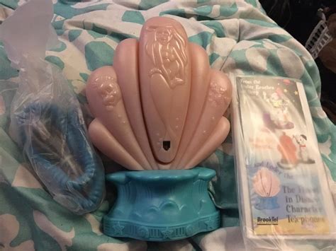 Rare Disneys The Little Mermaid Ariel Pink Clamshell Corded Telephone